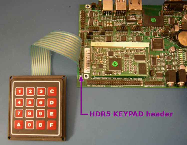 Example keypad simple matrix - Example keypad simple matrix